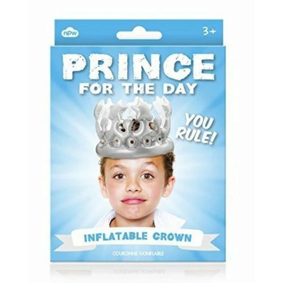Prince For The Day Inflatable Crown – Party Rock