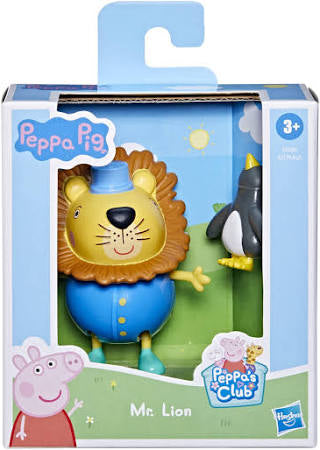 Peppa Pig Peppa’s Club Peppa’s Fun Friends Preschool Toy, Mr. Lion Fig ...